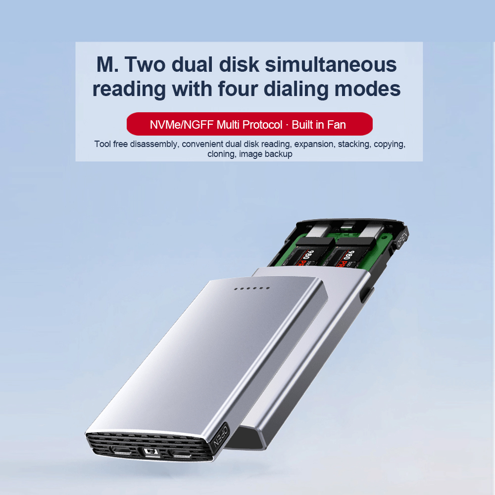D27 Dual-Disk 20G/RAID Array Type, Dual-protocol NVME NGFF Solid-State ...