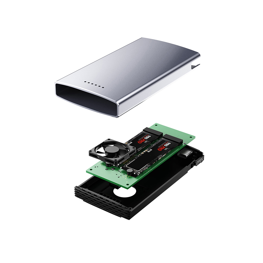 D27 Dual-Disk 20G/RAID Array Type, Dual-protocol NVME NGFF Solid-State ...