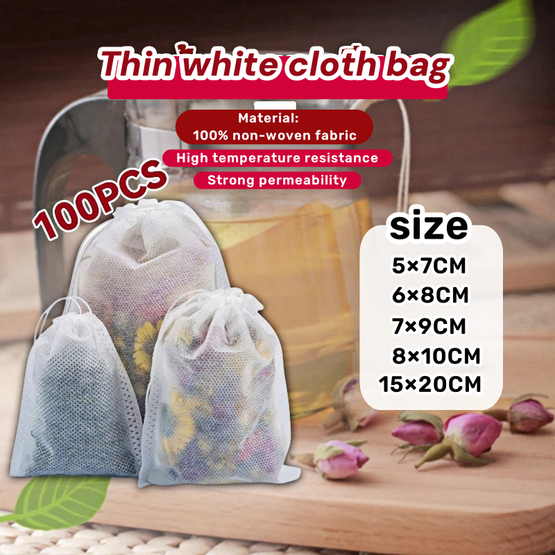 Tea filter bag empty tea bag, tea filter 100 pieces Tea Bag tea filter ...