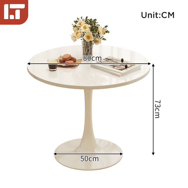 Coffee Table Cafe Table Meja Kopi Round Table Modern Minimalist Table ...