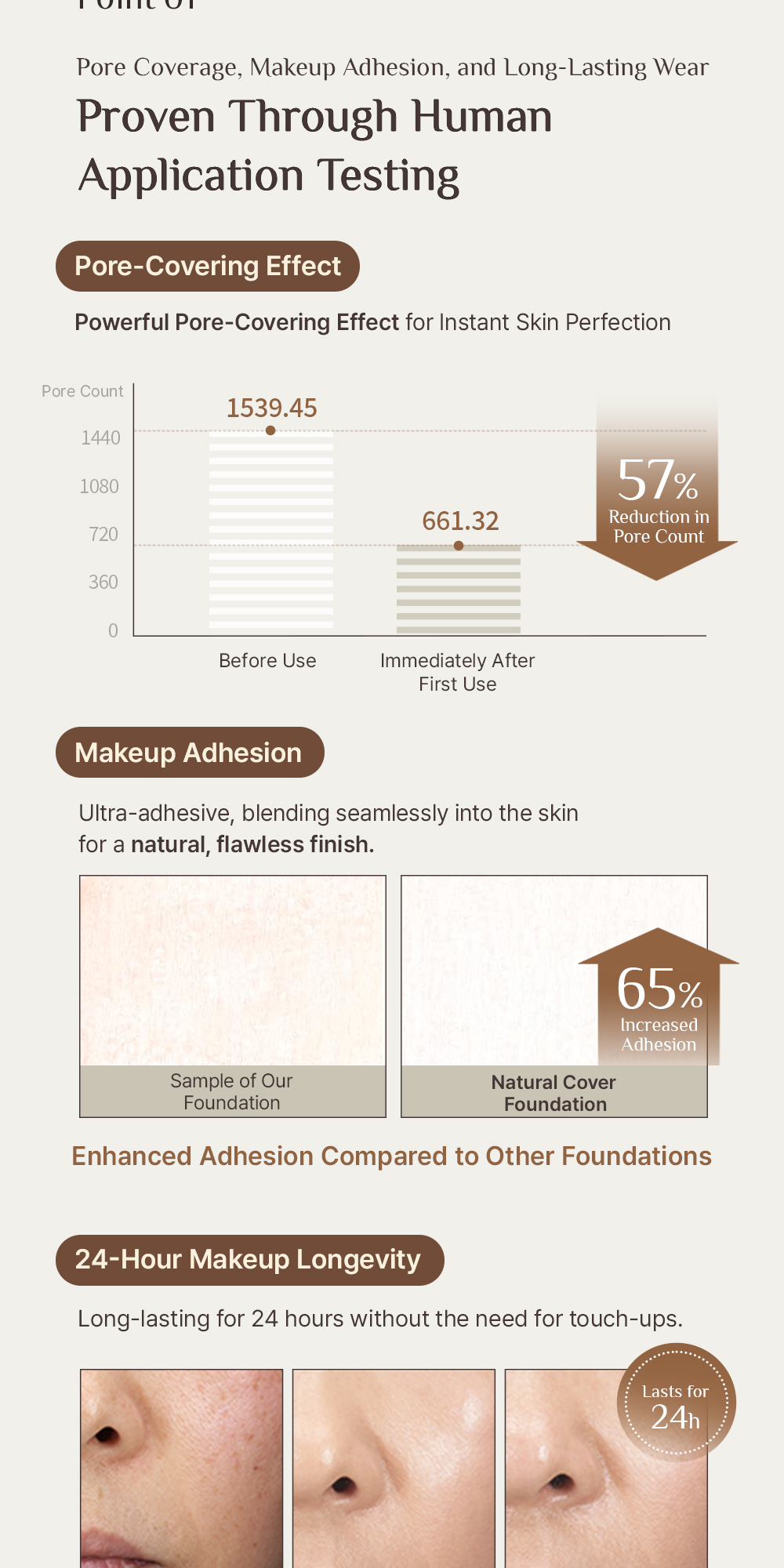 OBGE Natural Cover Foundation, Stick foundation, Semi-matte, Weightless ...