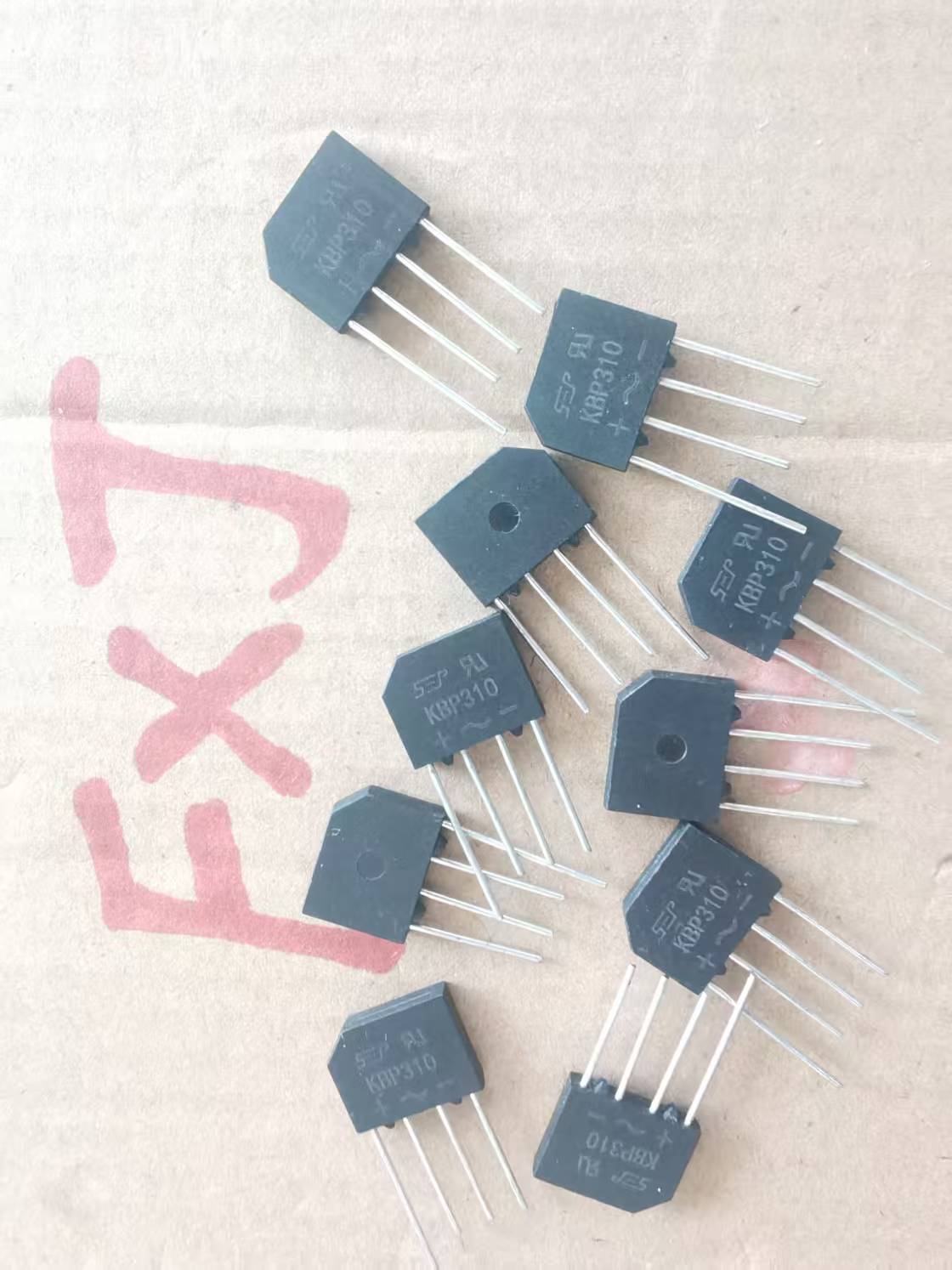 ((10 Pcs) KBP310 Silicon Bridge Rectifier 3A/1000V Flat Bridge ...
