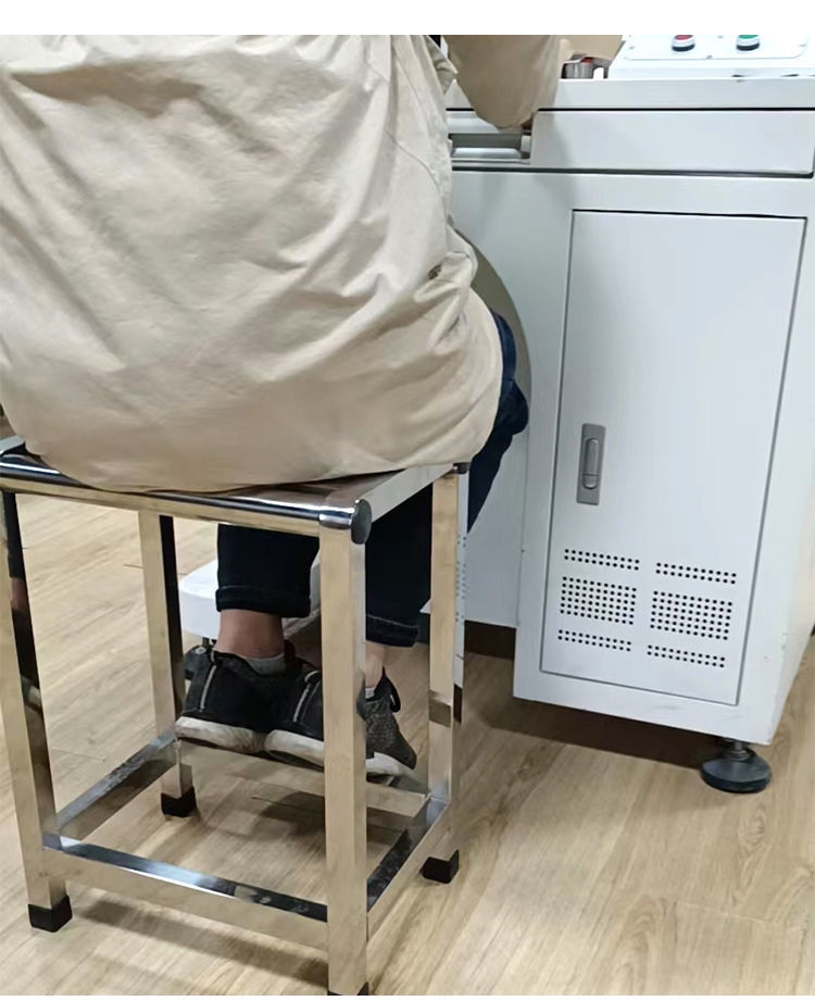 Stainless steel stool thickened household restaurant square stool ...