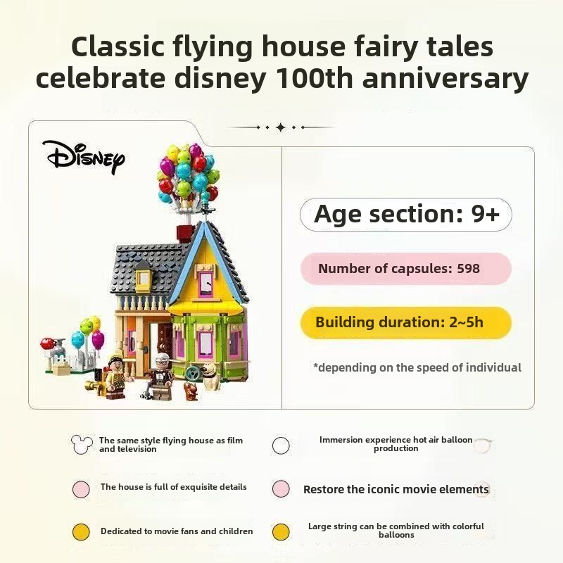 big singer house Disney Flying House Mini Yellow Lion Simba for boys ...