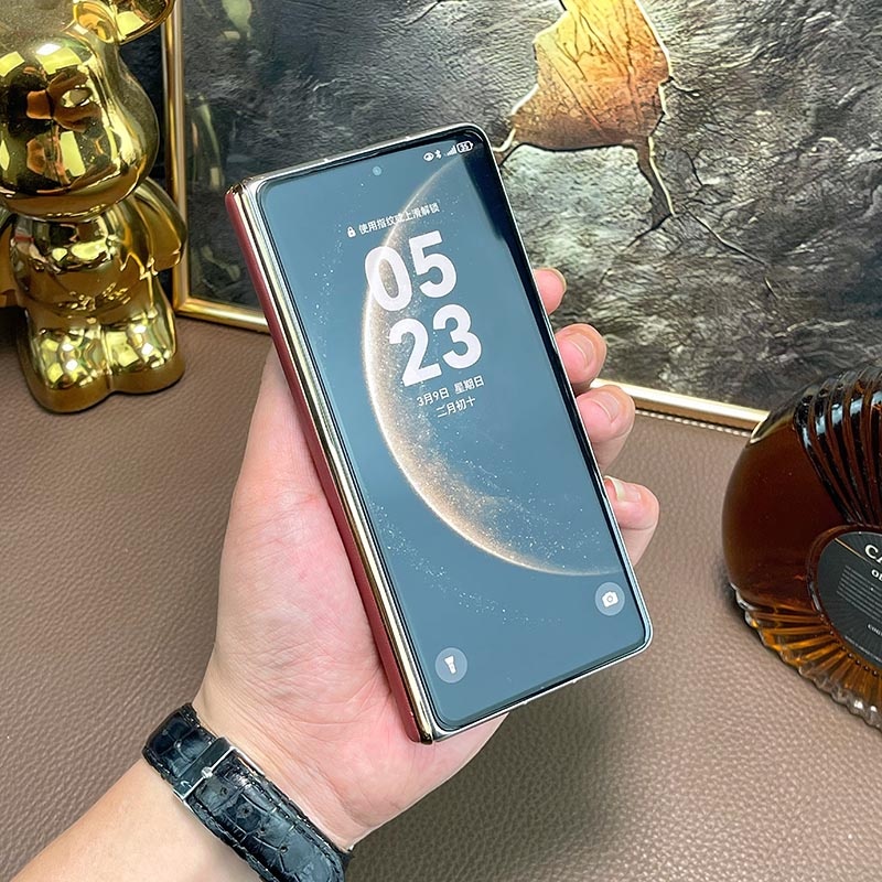 For Huawei Mate X6 X5 X3 Case Premium Electroplated Leather Changed to ...