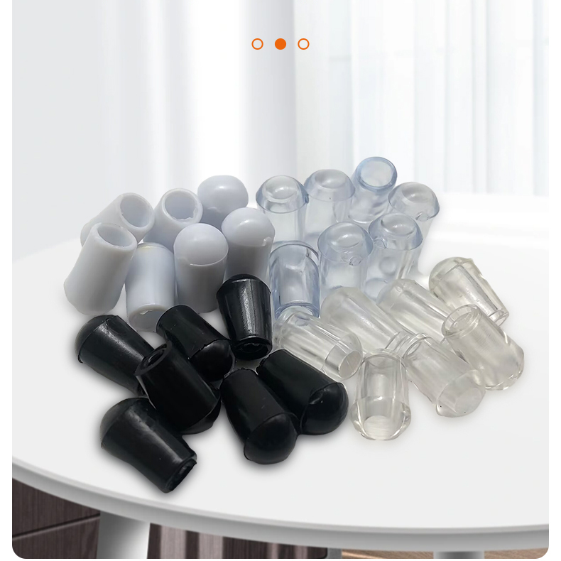 1PCS High Quality Rubber End Cap Protective pole Cover round external ...