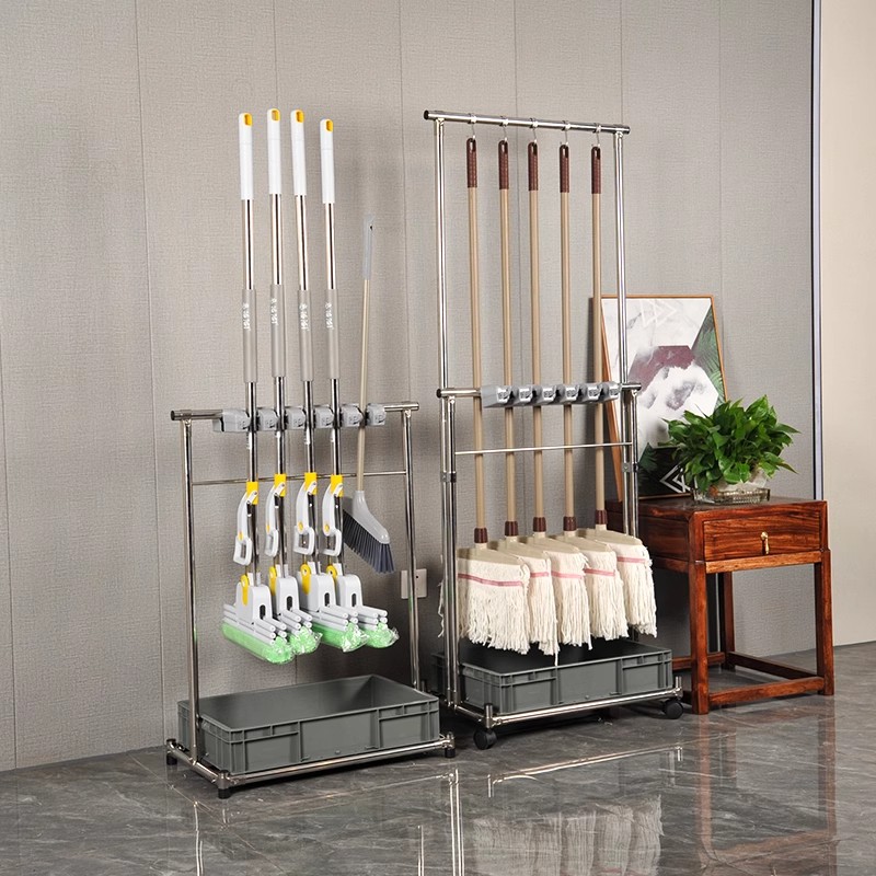 【ACC】Stainless Steel Storage Rack Removable Stainless Steel Mop Rack ...