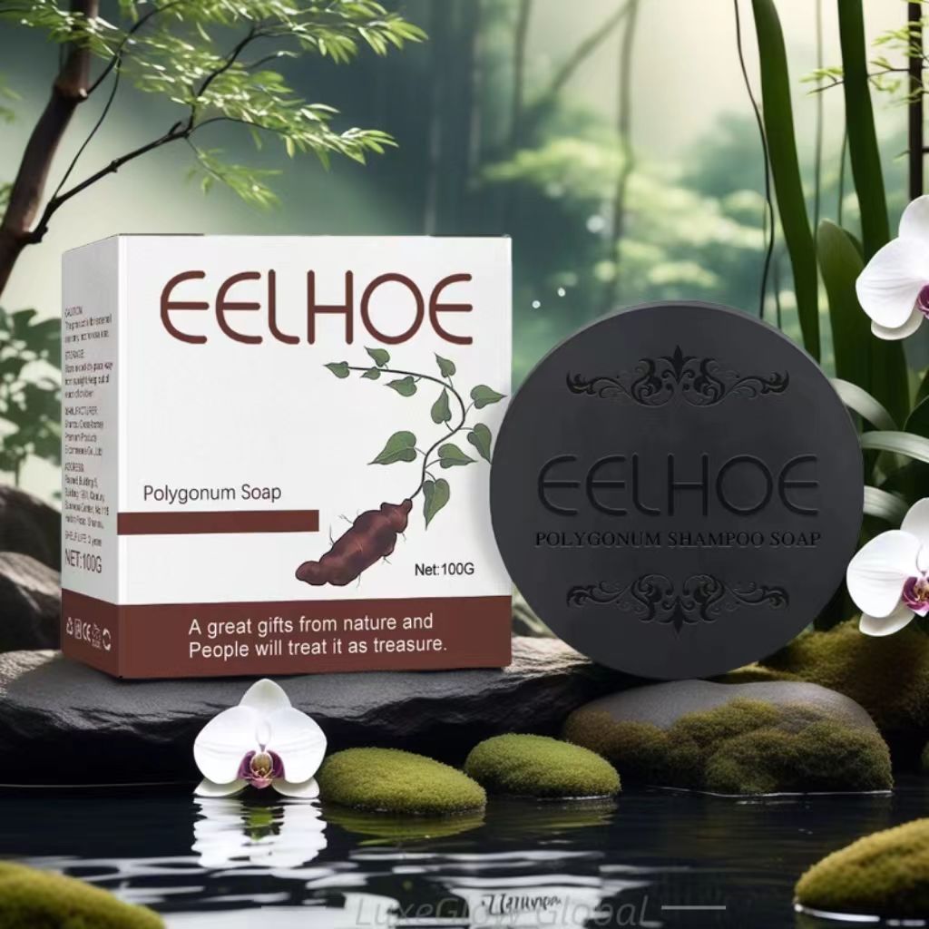 【Anti-hair loss and hair growth】Polygonum multiflorum shampoo block ...