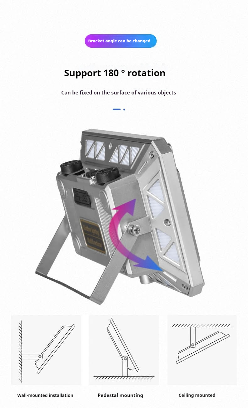 Outdoor multifunctional LED mobile work light with strong magnetic ...