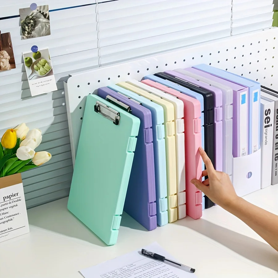 Large-Capacity A4 Clipboards File Folder Box Sturdy Plate Clip Design ...