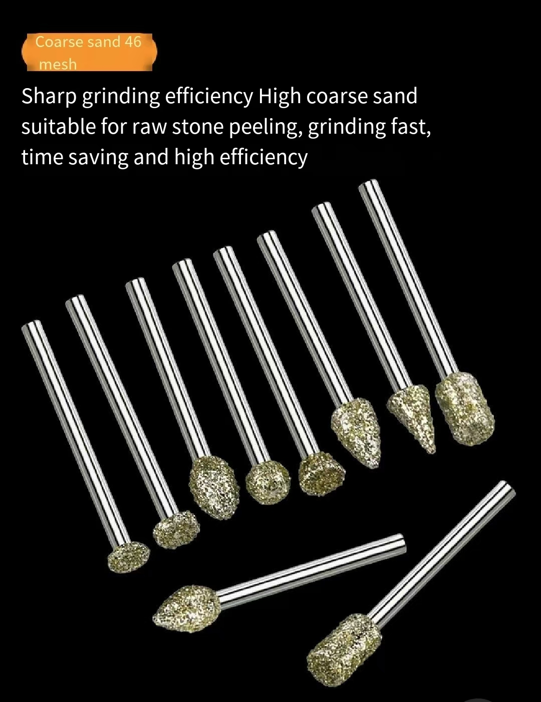 (In Stock)Diamond Grinding Burr Drill Bit Set for Dremel Rotary Tool ...