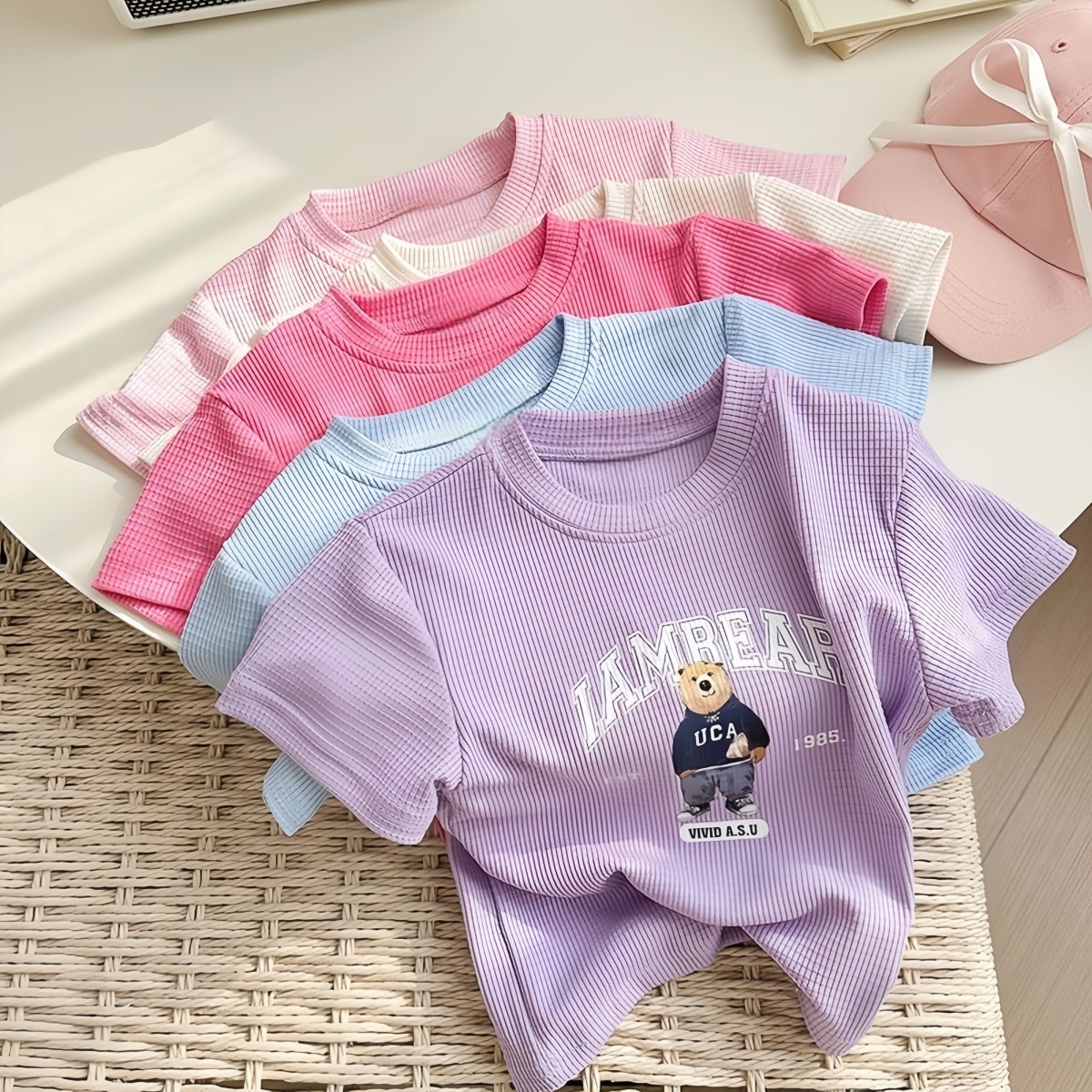 【Beryl kids】Cute and fashionable children's suit with short sleeves and ...