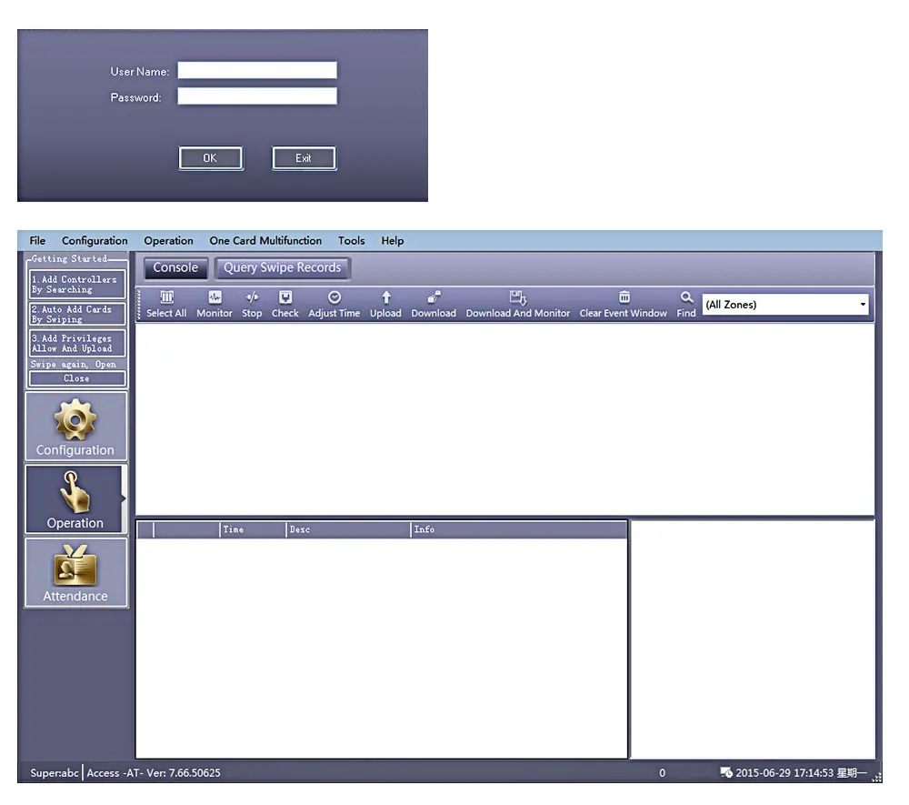 Wiegand TCP/IP Access Control Board Panel Network RFID Access Control ...