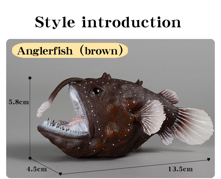 Prehistoric Sea Creatures Toys, Ancient Cambrian Anglerfish Animal ...