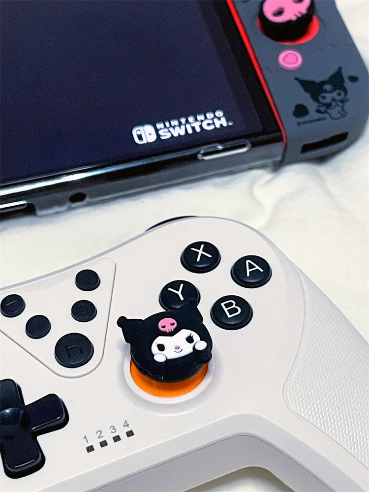 Sanrio Switch Joystick Cap Kuromi Model Silicone Cap Ps5 Joystick ...
