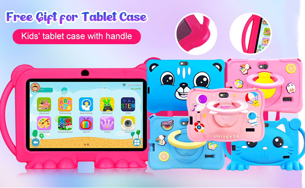 NUMVIBE 7inch Kids Tablet 8GB+128GB Eye Protection Parental Control ...