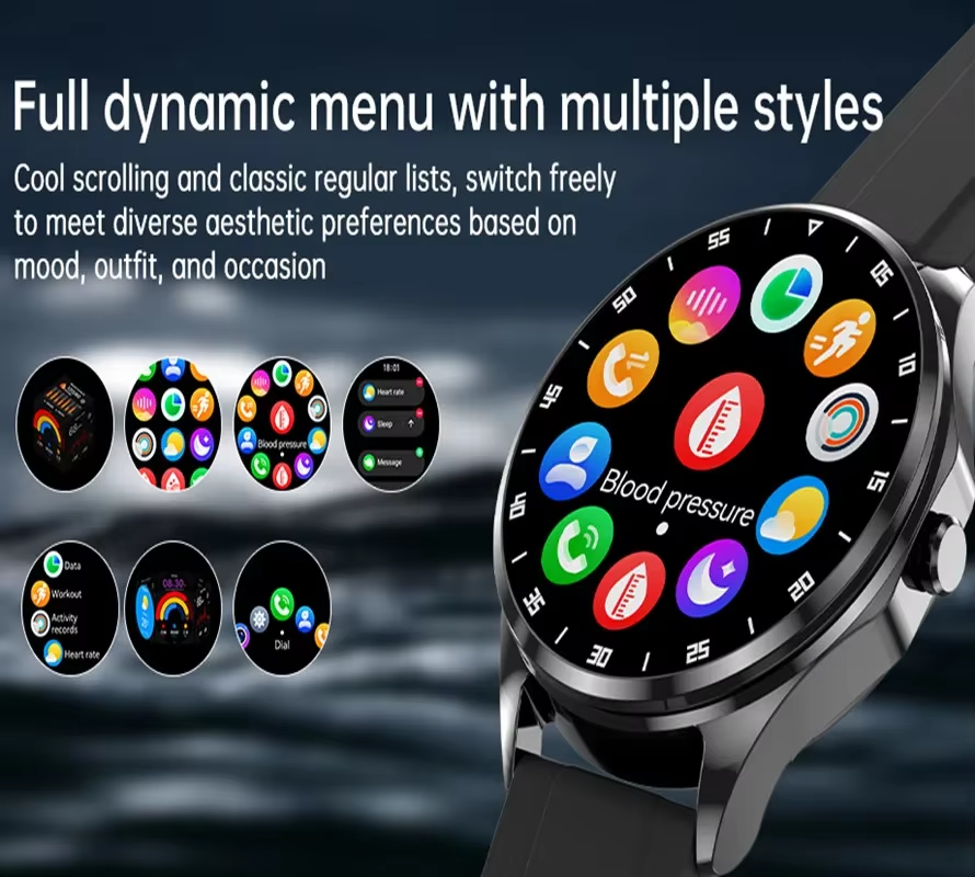 2025 Men Smart Watch TWS Headset 2-in-1 1.43-inch AMOLED Screen Women ...