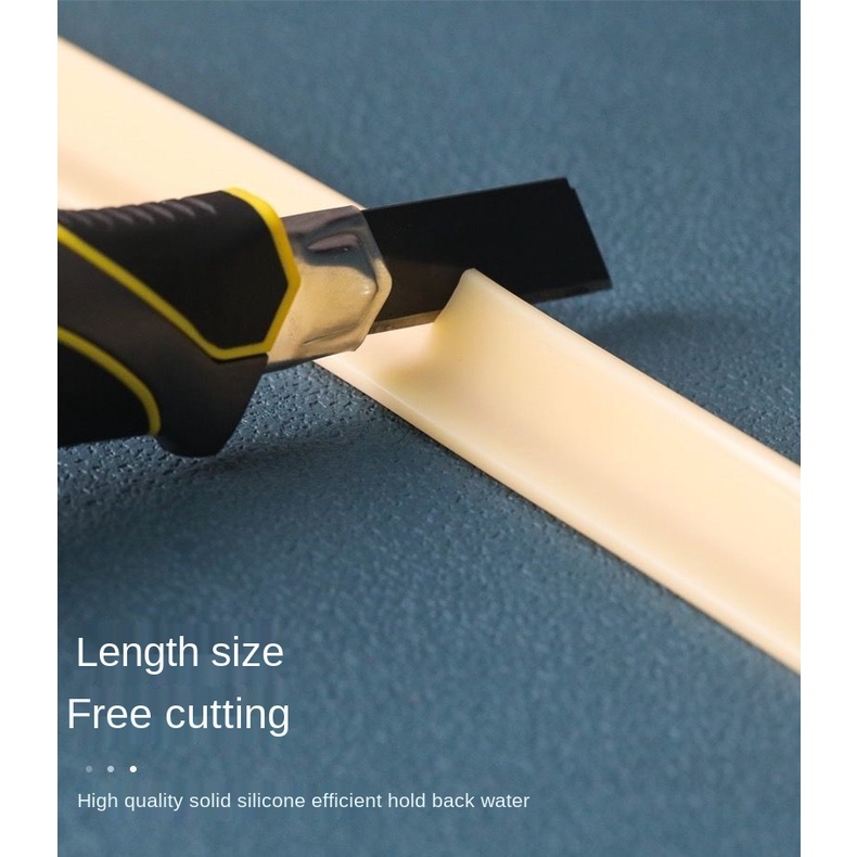 Silicone bathroom water retaining strip, sink, washing machine, kitchen ...