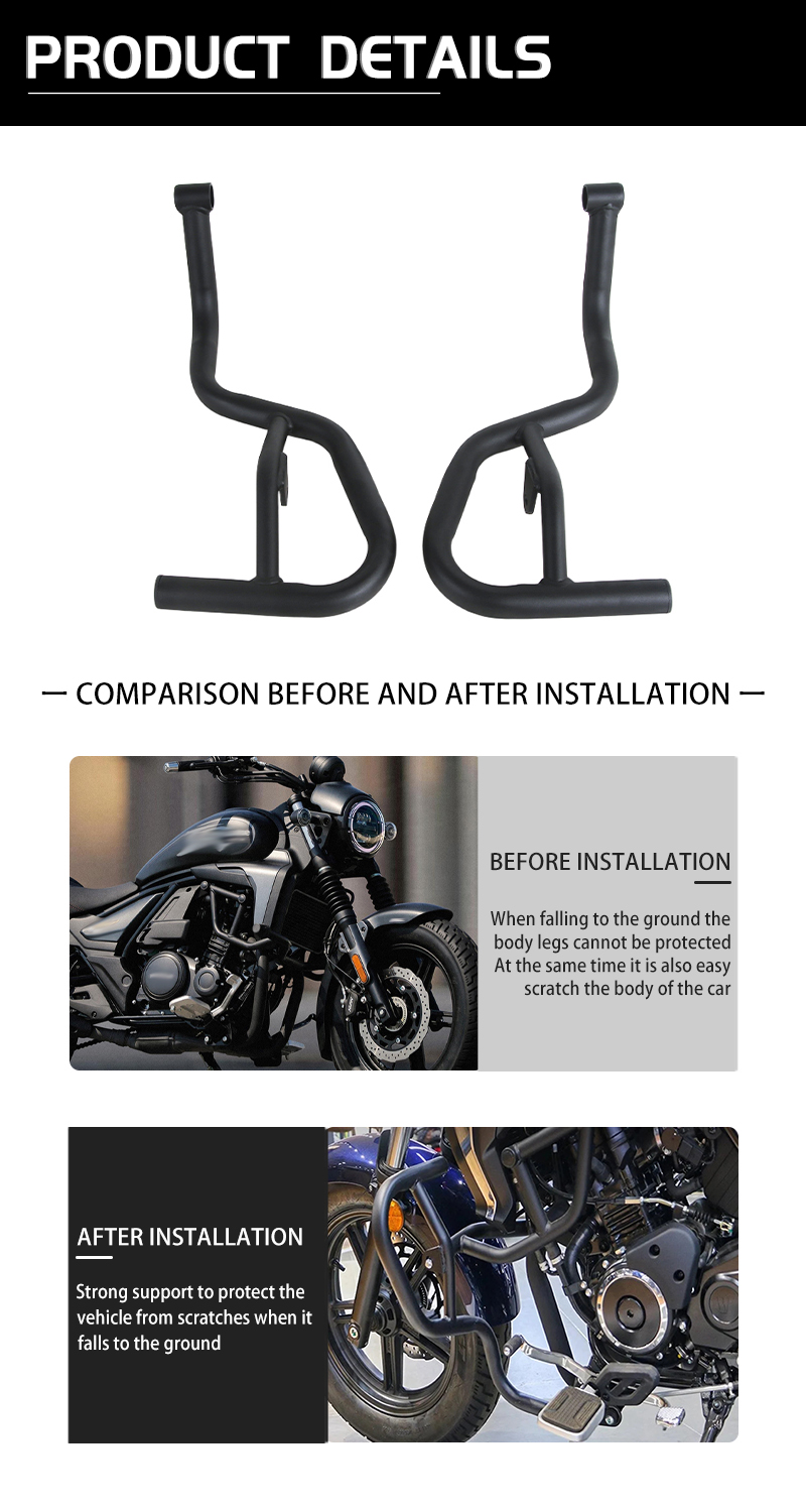 For Haojue TR300 TR 300 tr300 Motorcycle Accessories Engine Guards ...