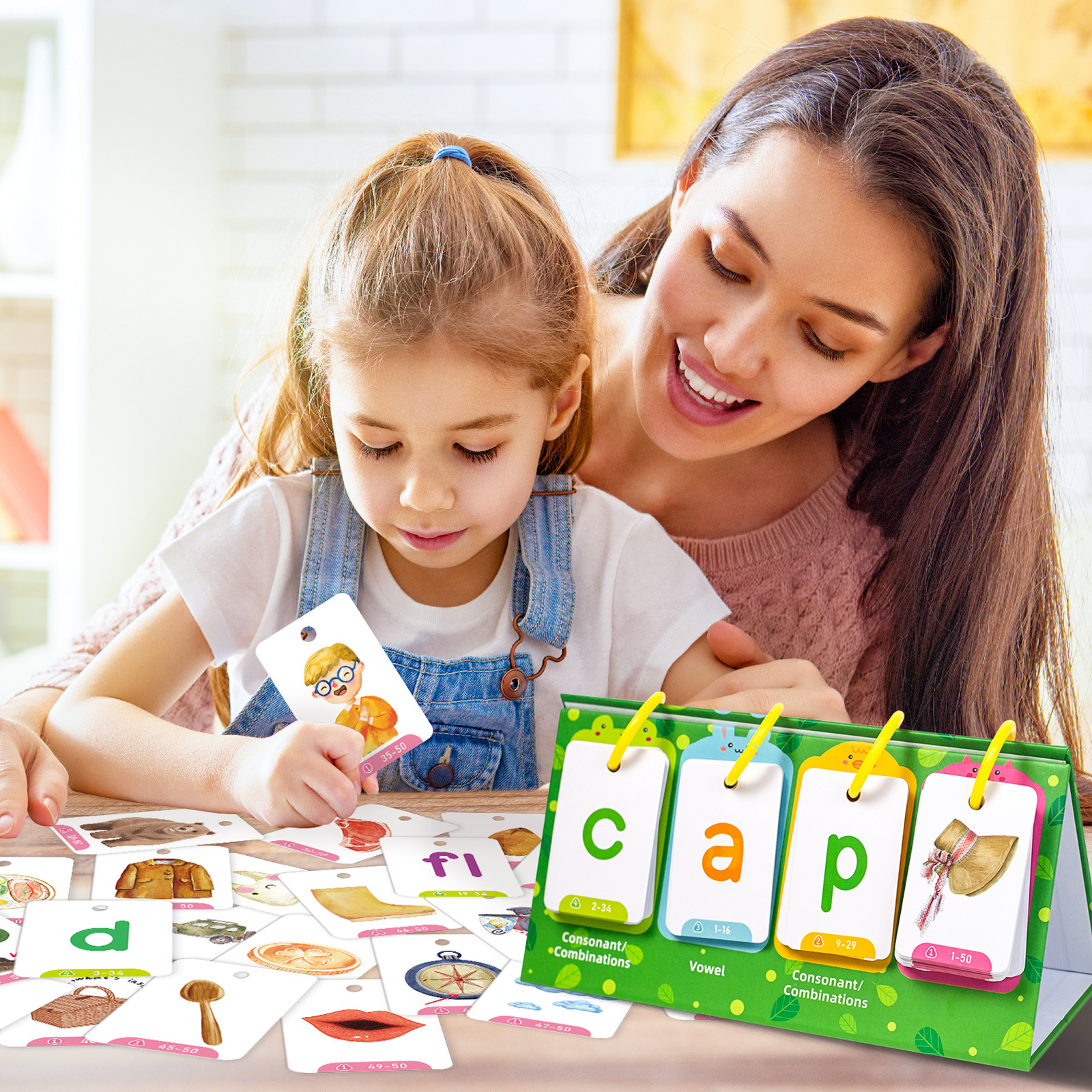 CVC Word Builder Games Flash Cards Learn to Read, Montessori Word ...