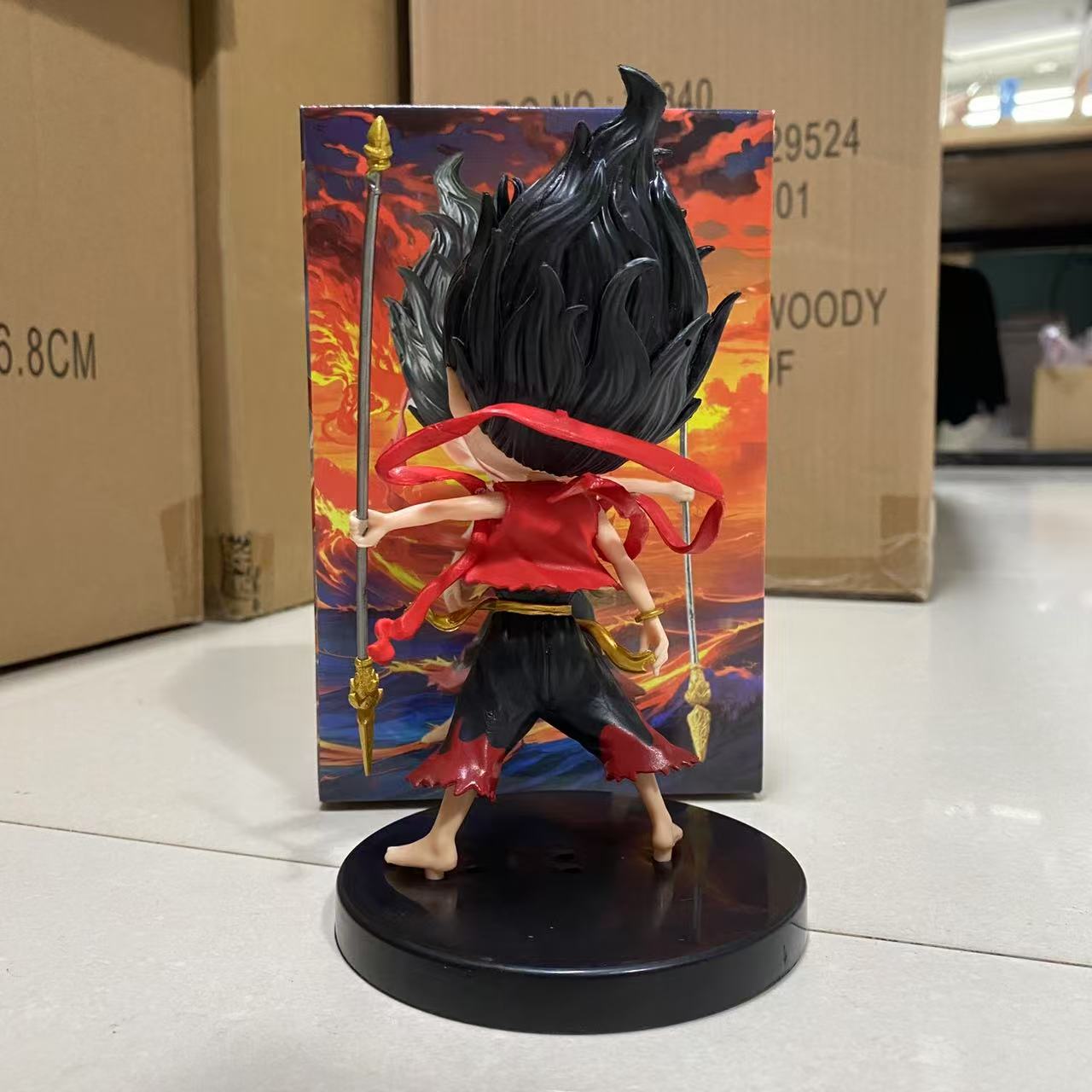 Qposket Ne Zha 2 Mini Q Serise NeZha and Ao Bing Statue Figure Model ...