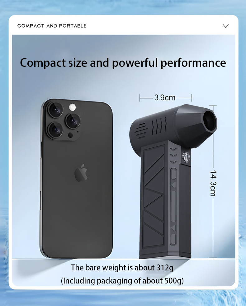 【MY STOCK】Mini Turbocharged Fan 130000 RPM Turboblower Jet Fan Violent ...