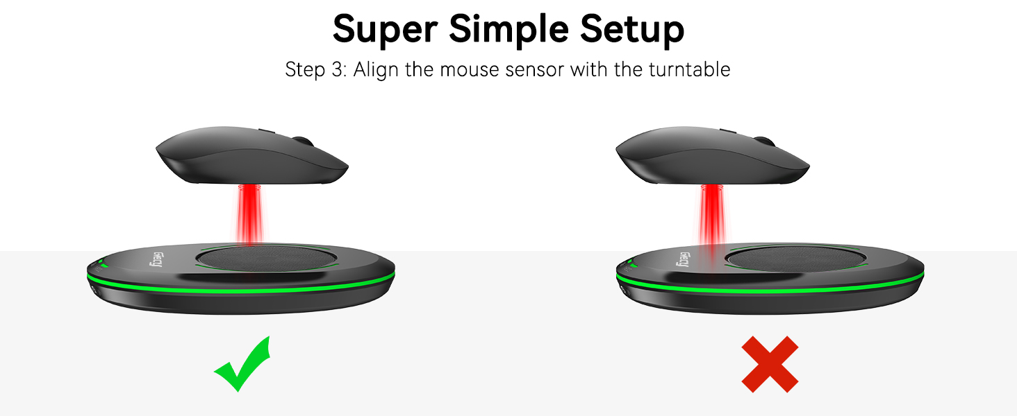 Giecy Ultra Slim silent Mouse Mover, Undetectable USB Mouse Jiggler ...