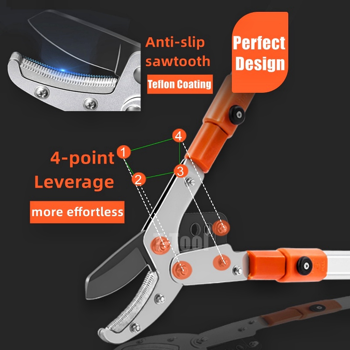 60-120cm SK5 Cutter cordless heavy-duty shear Retractable handle ...