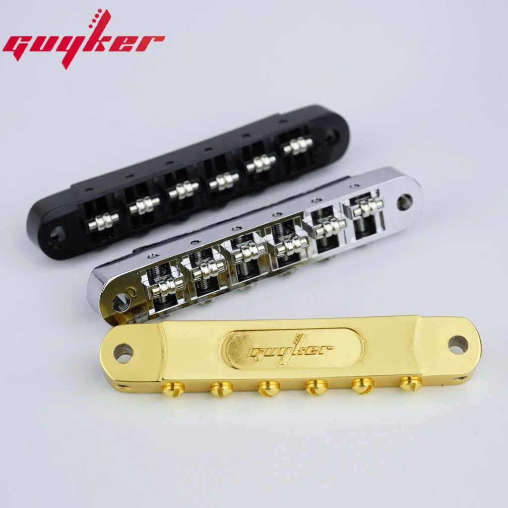 GUYKER Tune-O-Matic Roller Saddle Guitar Bridge Post Hole 4.2mm ...