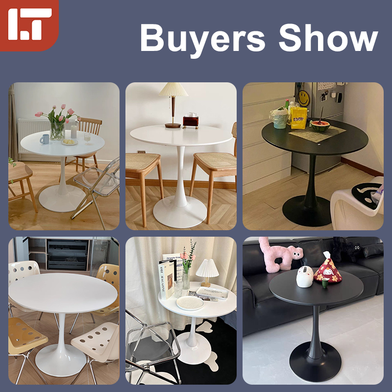 Meja Makan Bulat Round Dining Table 80CM Round Table Meja Bulat Nordic ...