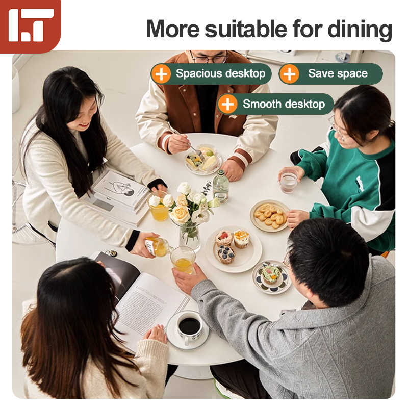 Meja Makan Bulat Round Dining Table 80CM Round Table Meja Bulat Nordic ...