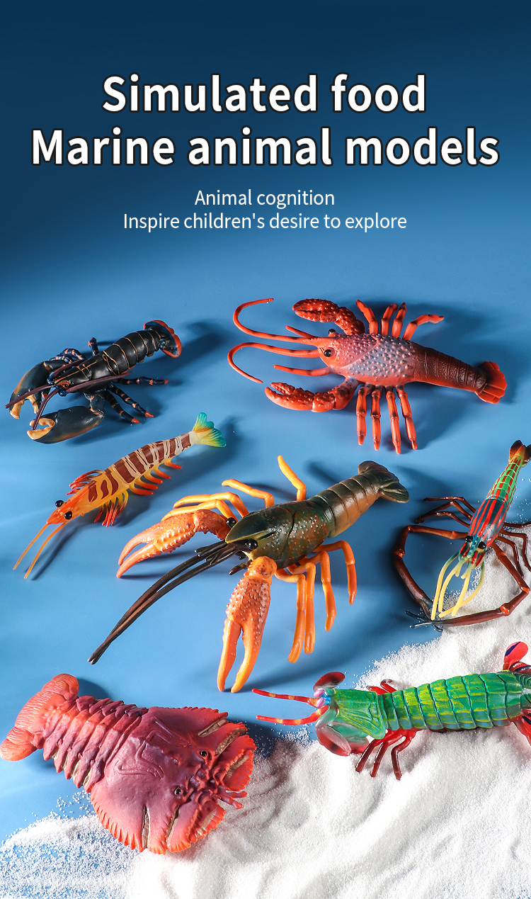 Ocean Sea Animals Toys Figures,Plastic Sea Creature Toys Ocean Animals ...