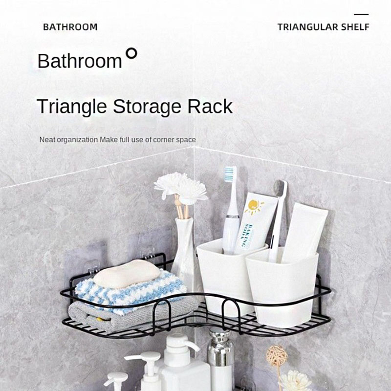 Toilet Storage Rack, Bathroom Shelf, Non Perforated Toilet Triangle ...