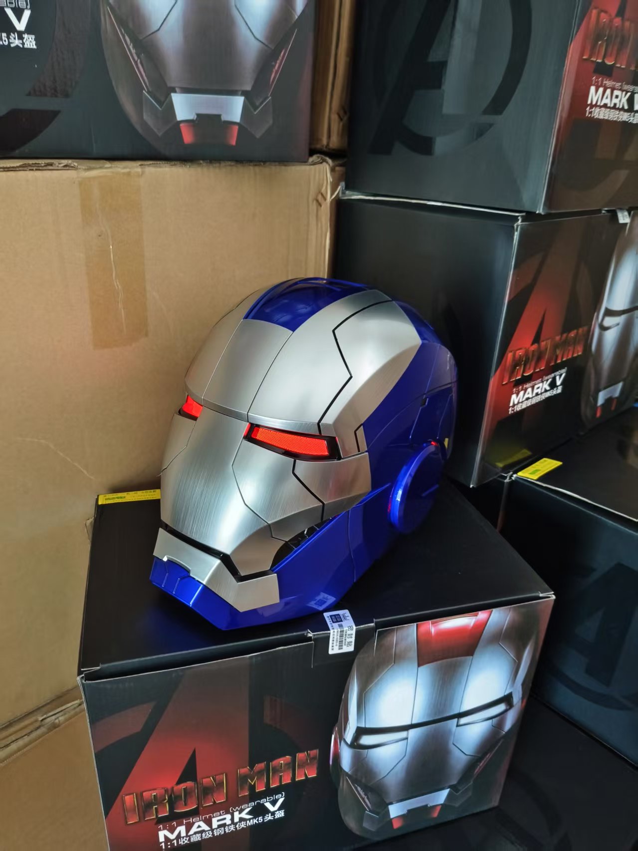 Ready Stock Helmet MK5 Electric Multi-Piece Opening Closing Helmet ...
