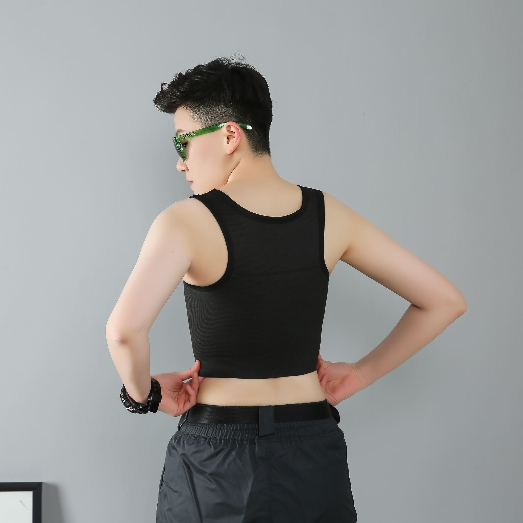 20cm Full Bandage Chest Binder Baju Melayu Budak 排扣运动束胸 20cm全绷带超平