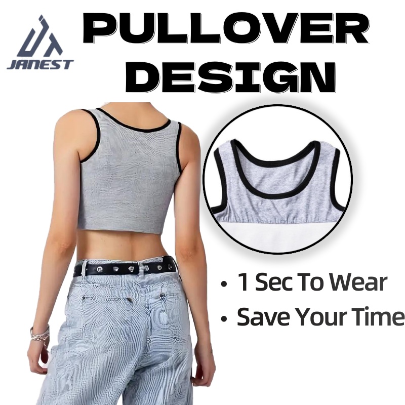 Ready Stock Janest Bandage Chest Binder Baju Melayu Budak Breathable