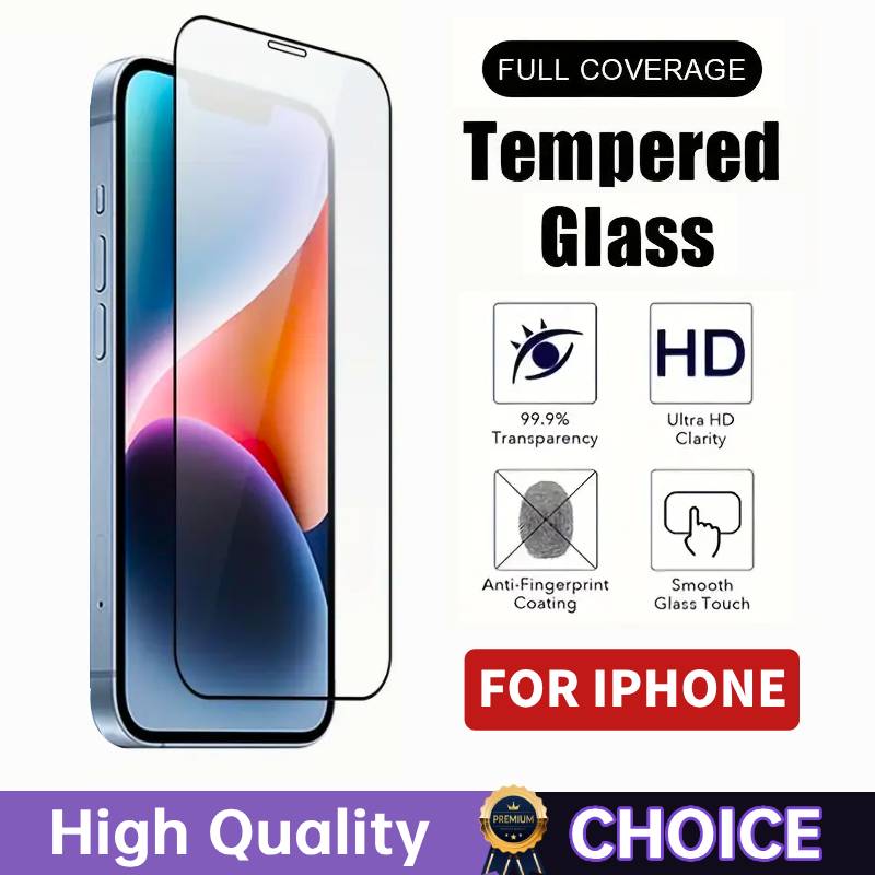 9D HD/Privacy Tempered Glass Screen Protector for iPhone 16 1514 13 12 ...