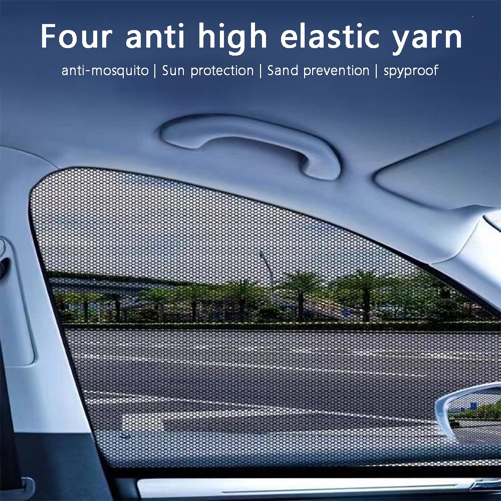 [In Stock] Car Sunshade Summer Car Anti-mosquito Car Window Mesh Screen ...