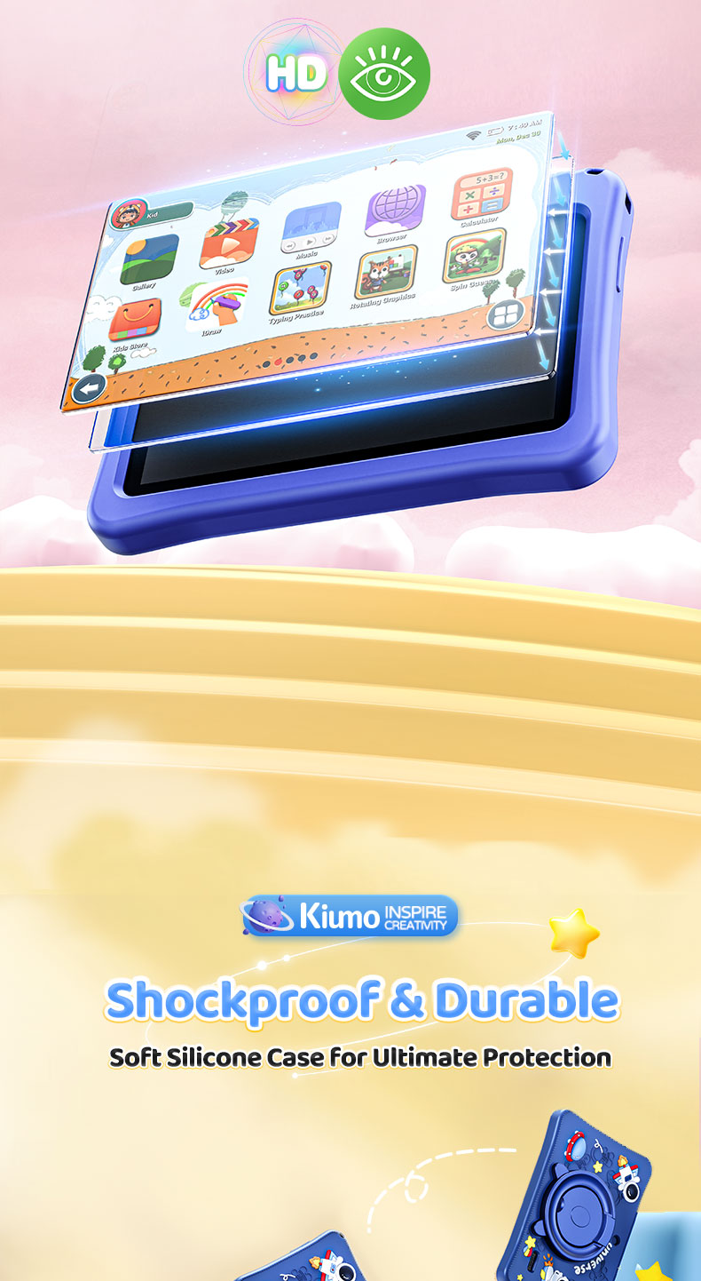 Kiumo K7 Learning Tablet Android Tablet For Kids Education 7 inch ...