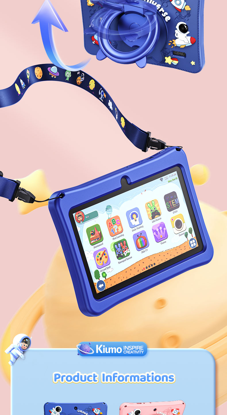 Kiumo K7 Learning Tablet Android Tablet For Kids Education 7 inch ...