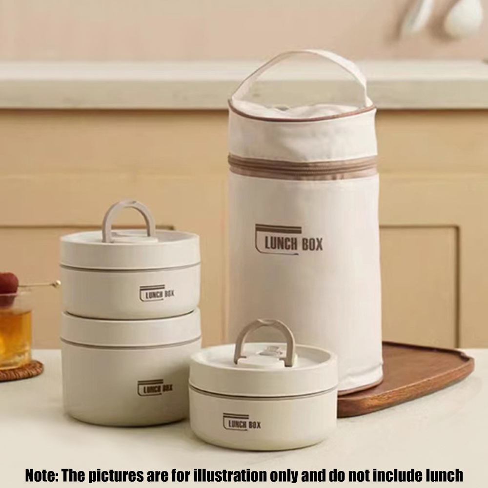 ⭐Next-Day Delivery⭐1PC Microwaveable 304 Stainless Steel Lunch Box ...