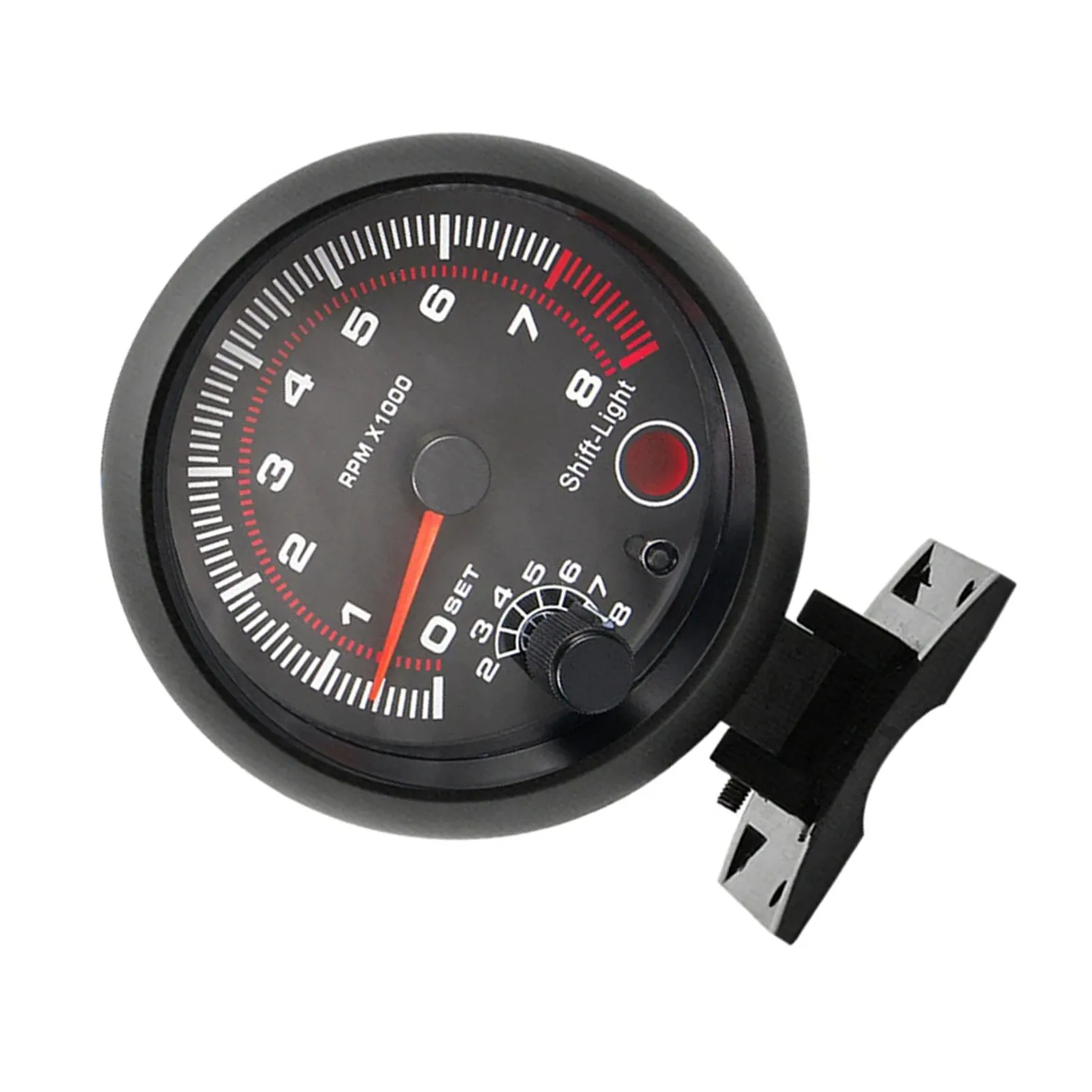 3.75 ''Automobile Refitted Instrument Light Tachometer 0-8000 Pointer ...