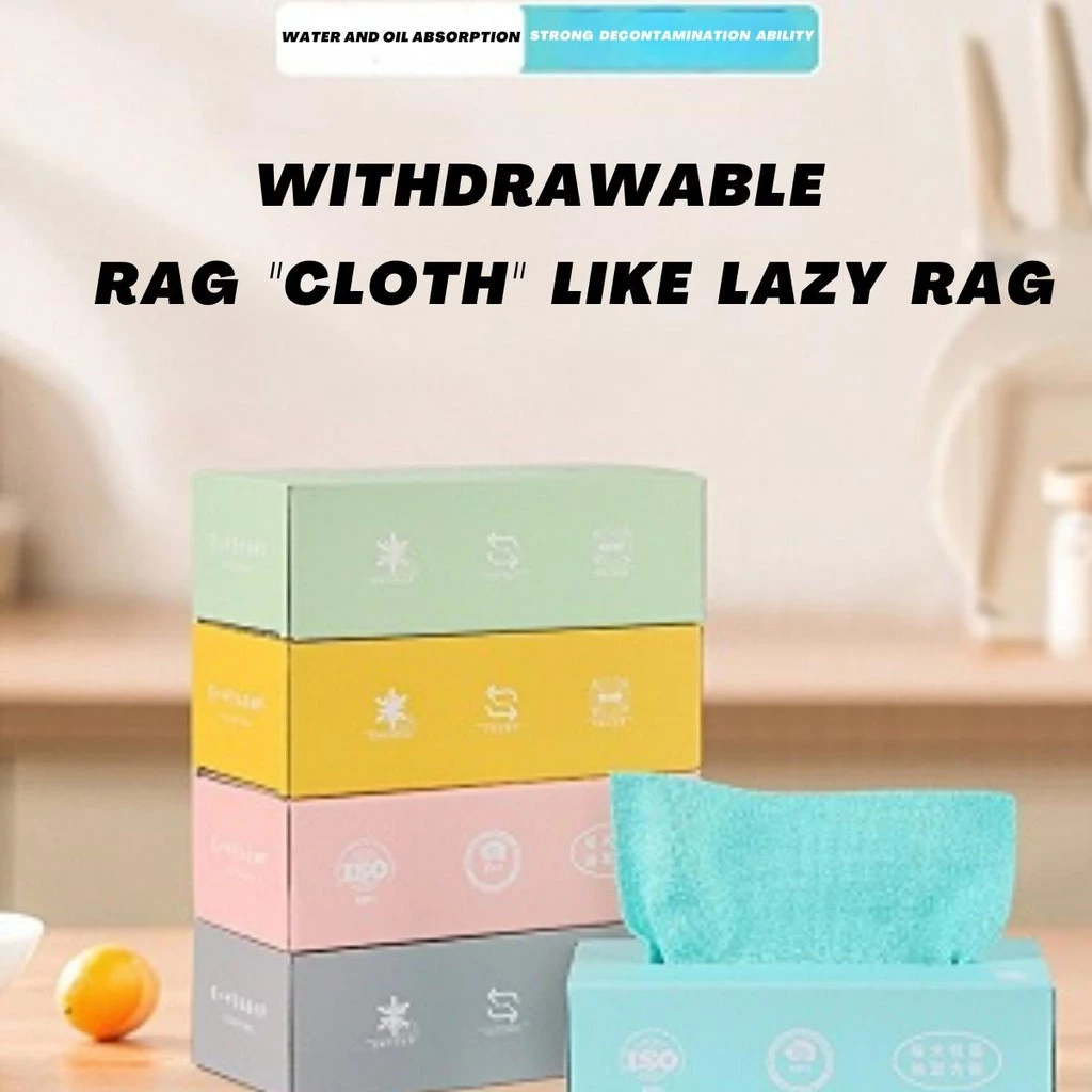 Rags kitchen rags Disposable 20pcs Absorbent Rag Reusable Non-Stick ...