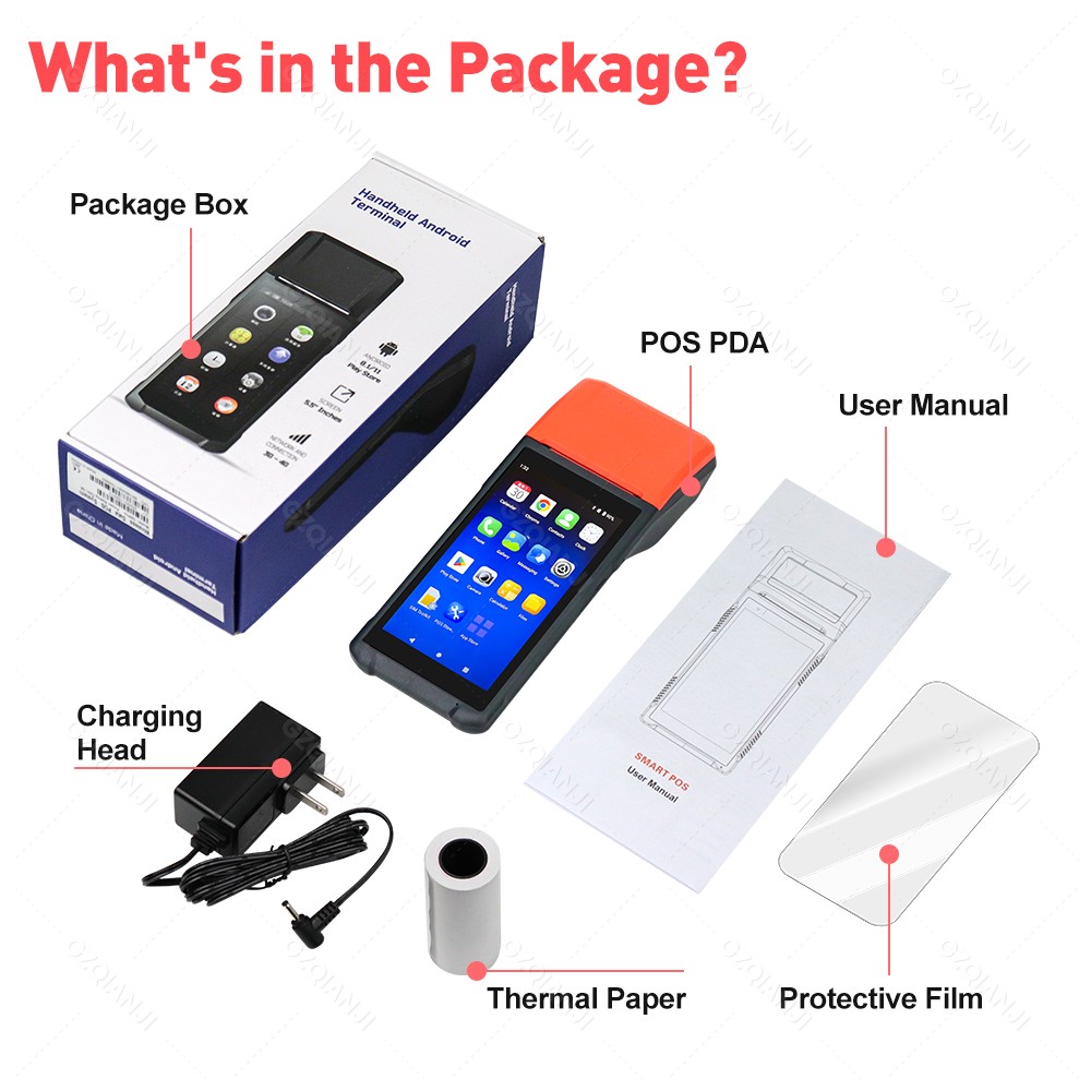 Handheld POS PDA Terminal Thermal Receipt Bill Printer Machine Loyverse ...