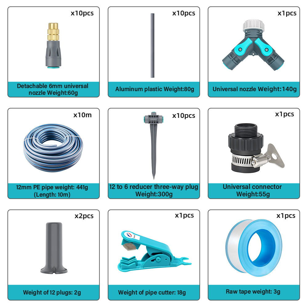 YAGO DIY Water Pipe Length Timing Automatic Garden Drip Irrigation ...