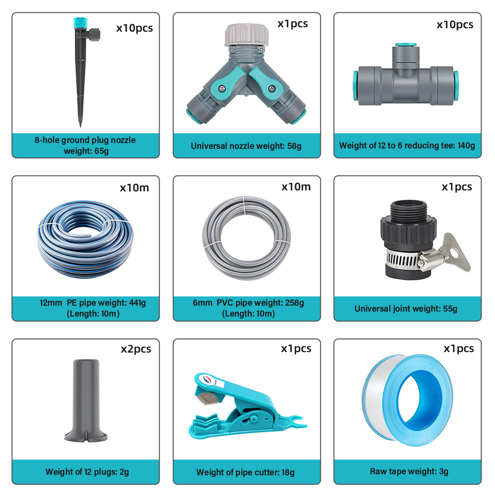 YAGO DIY Water Pipe Length Timing Automatic Garden Drip Irrigation ...