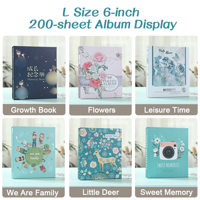 【ship in 24H】4R Photo Album With Box Pocket Insert-type Large Capacity ...