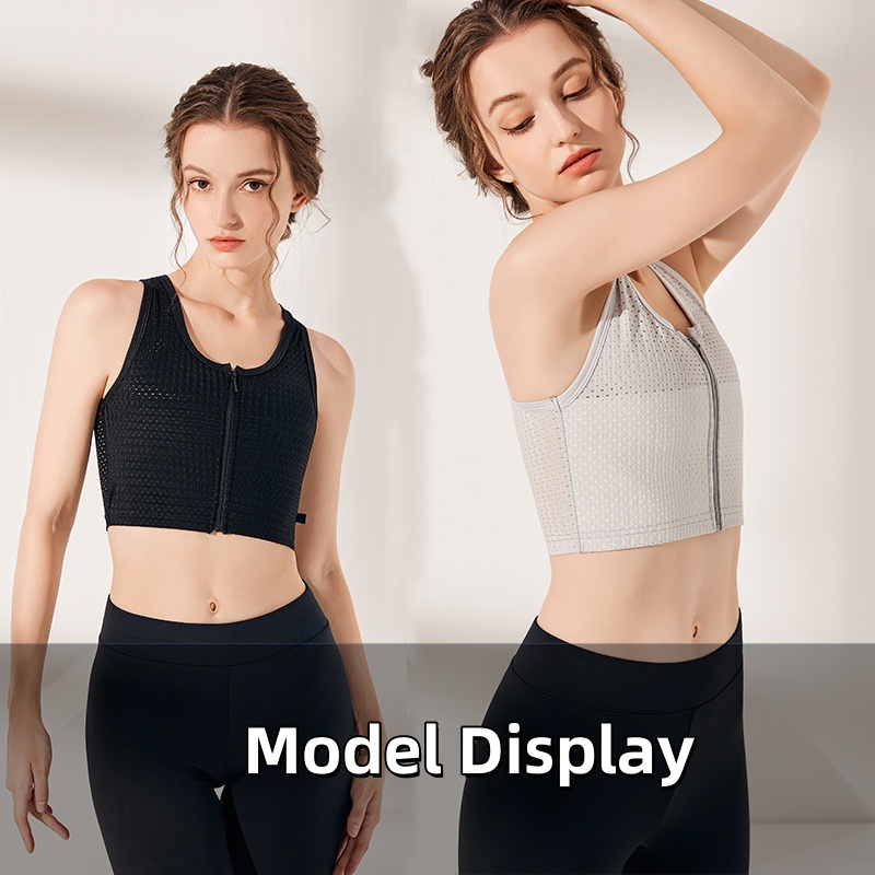 Janest Chest Binder Mesh Design Binder Tomboy Sport Bra Front Bandage ...