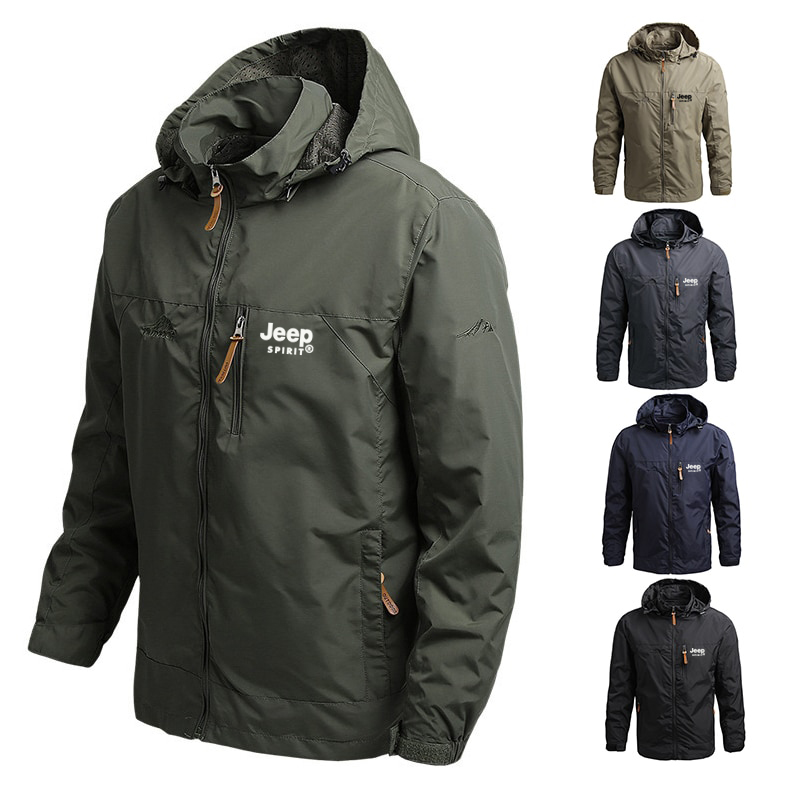 Jeep Spirit Men's Jackets Waterproof Windproof Motorcycle Jacket ...