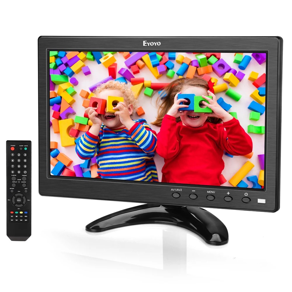 Eyoyo 10" IPS HDMI Monitor Portable Small 1024x600 LCD Screen Display ...